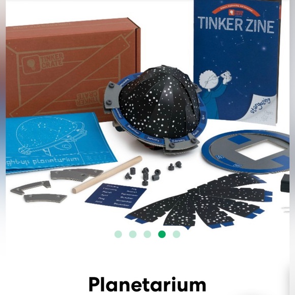Kiwico | Toys | Kiwico Tinker Crate Lightup Planetarium Nib | Poshmark